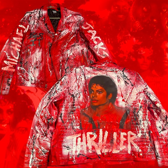 Jackets & Coats | Michael Jackson Thriller Custom Leather Jacket | Poshmark